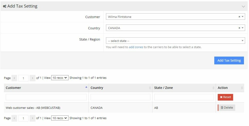 Setting up Taxes - commercebuild Success Portal