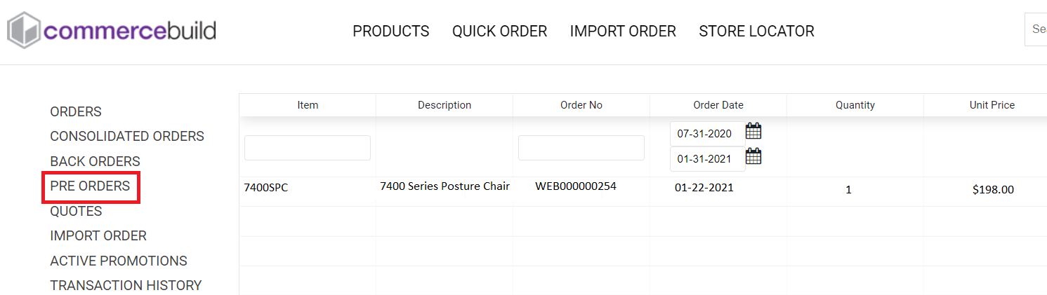 How to Enable A Pre-Order Feature for Products - commercebuild Success Portal