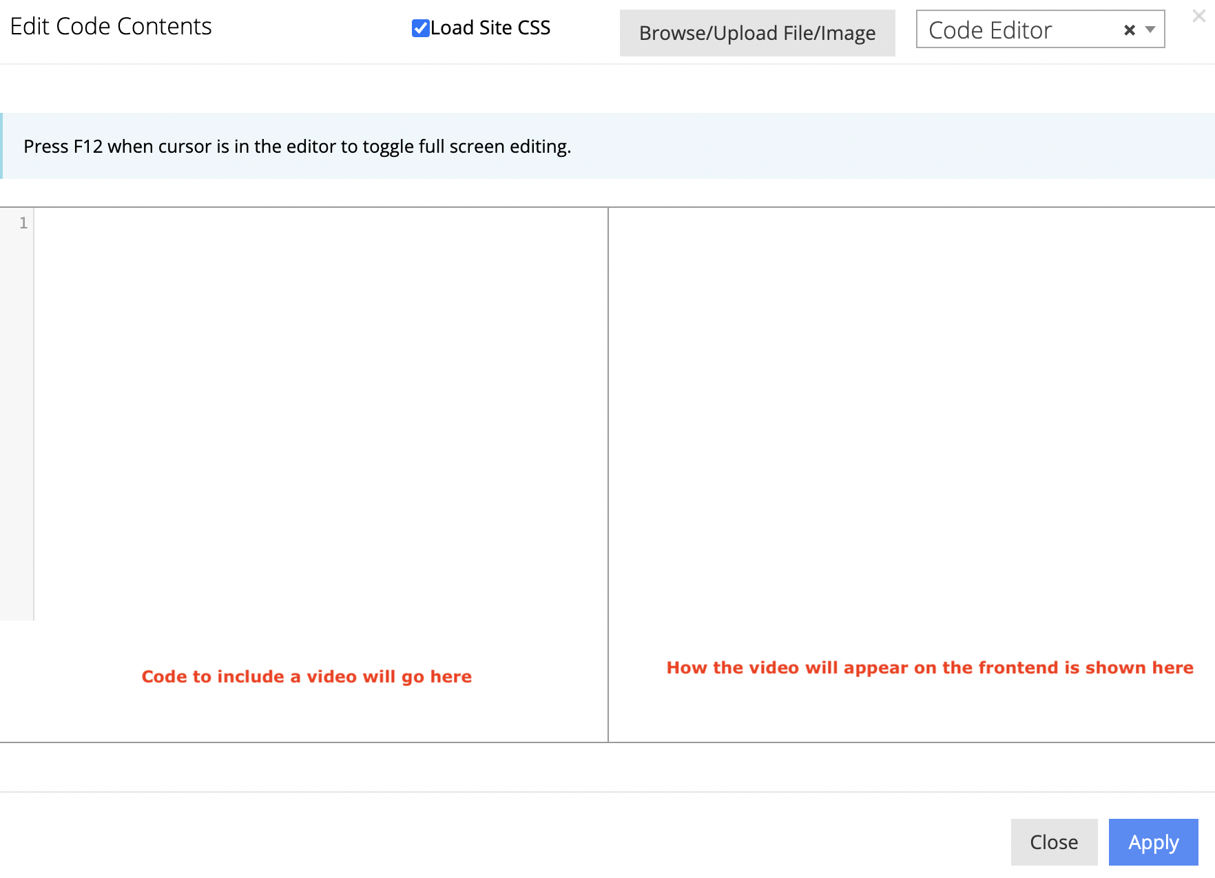 How to add videos on a content page - commercebuild Success Portal