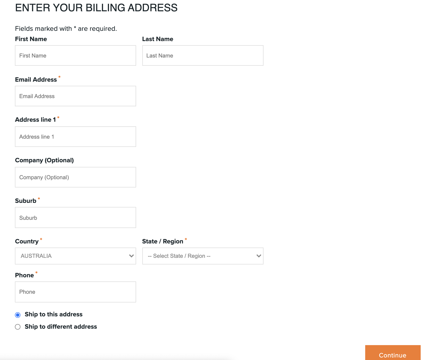 How To Edit One Page Checkout Form - commercebuild Success Portal