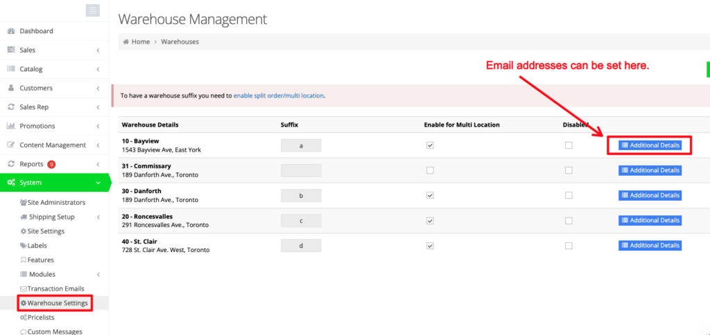How to Modify Transaction Email Recipients - commercebuild Success Portal