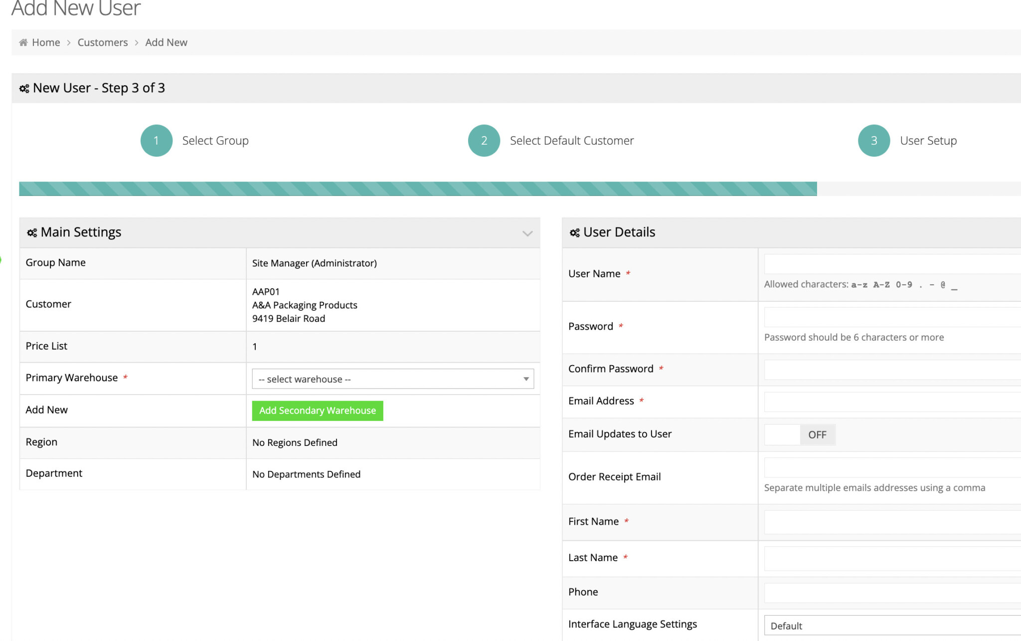 How to Create and Delete A Webstore User - commercebuild Success Portal
